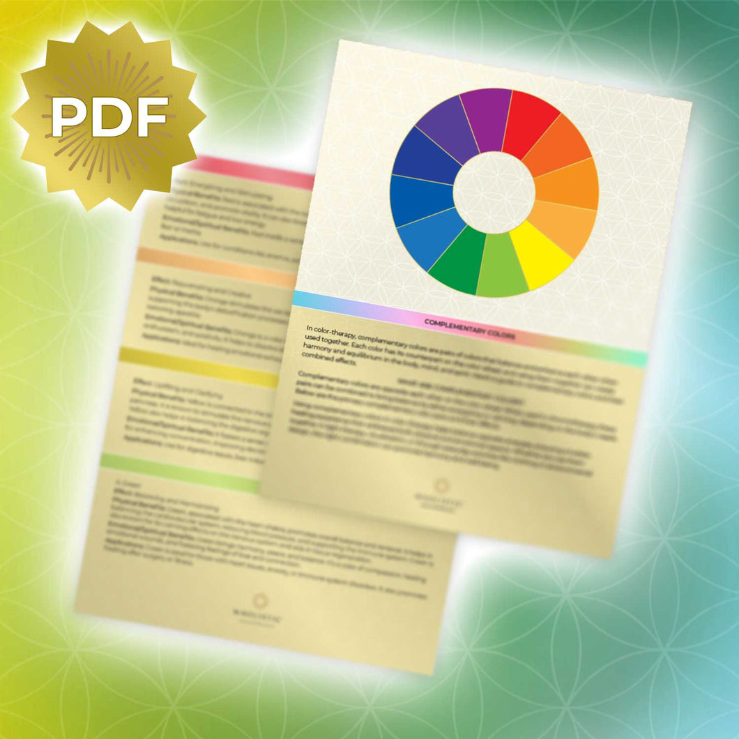 Colors & Complementary Colors | PDF Digital Download – Wholistic Inc